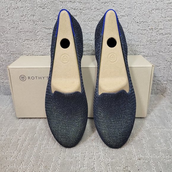 Rothy's | Shoes | Rothys The Loafer Metallic Lattice Stitch Slip On ...
